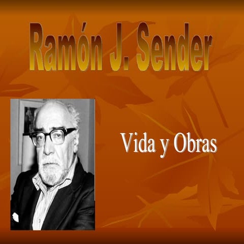 Ramón J. Sender | PPT