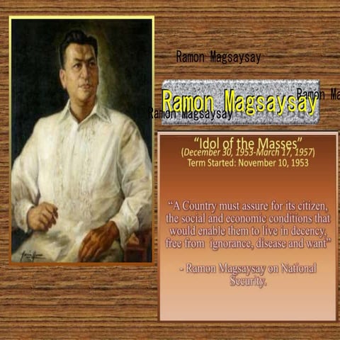 Ramon magsaysay | PPTX