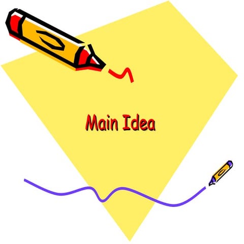 Finding the Main Idea and Supporting Details Lesson Plan | DOCX