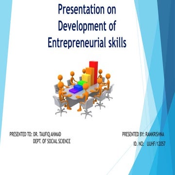 skills of entrepreneurial development ppt | PPTX