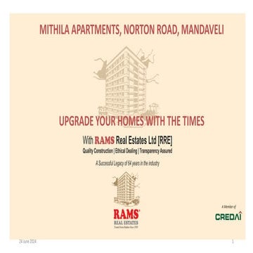 Rams Presentation of Mithila Apartments, Norton Road, Mandaveli.pdf