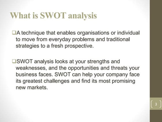 material SWOT analysis business education.pptx