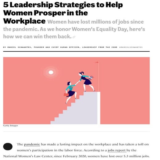 5 Leadership strategies to help women prosper in the workplace | PDF