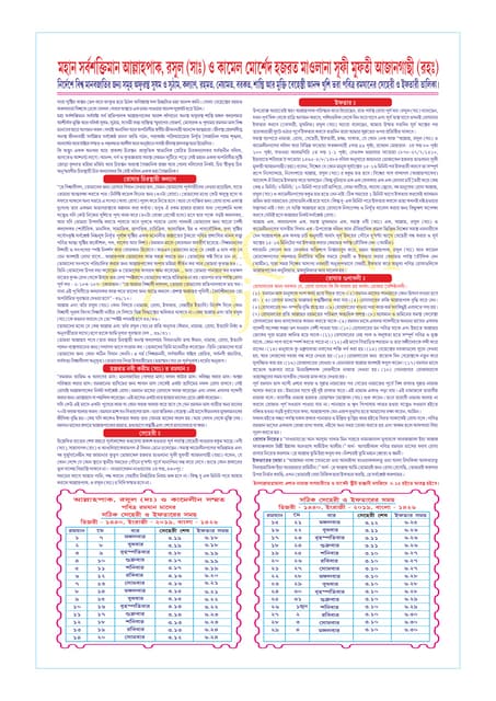 Ramzan time table urdu 2019 | PDF