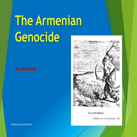 Armenian genocide 2016 Post Conflict | PPTX