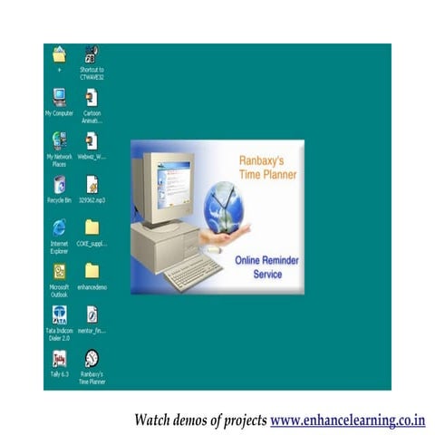 Screen shots of Demo of elearning Course developed by Enhance | PPT
