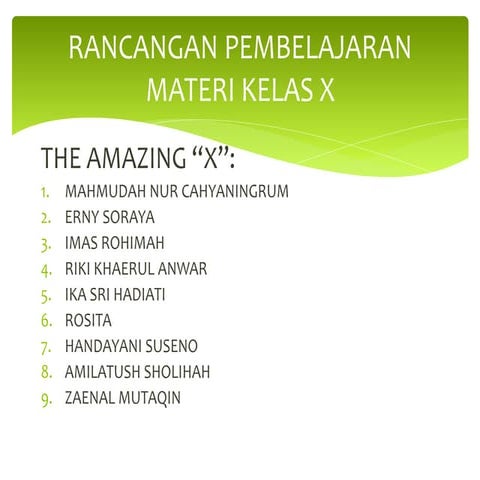 RANCANGAN PEMBELAJARAN MATERI KELAS X.pptx