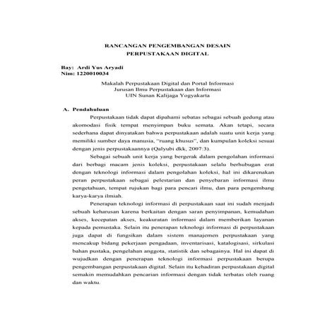 Rancangan pengembangan desain | DOCX