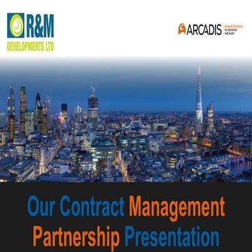 R&M Developments and Arcadis - OSC / MMC Design & Delivery Partnership | PDF