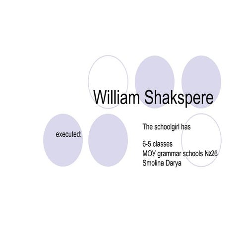 Shakespeare's Sonnet 29 | PPTX