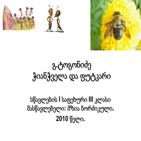 მწერები | PPTX