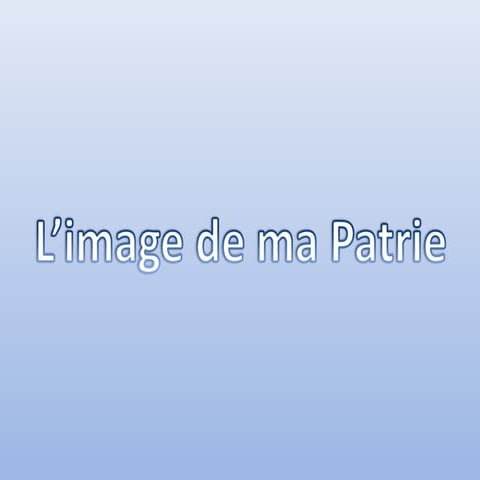 L'image de ma patrie | PDF