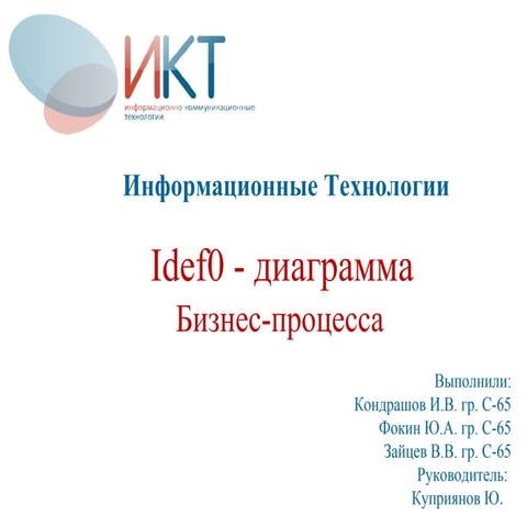 idef0 - диаграмма детского сада | PPT