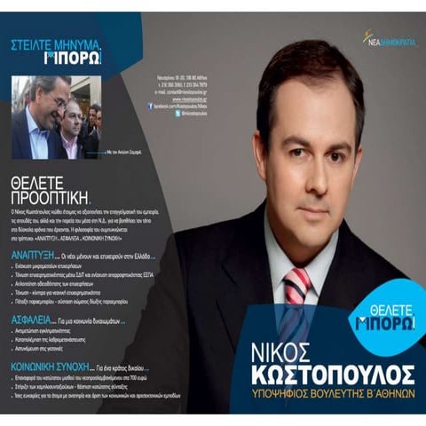 ΝΙΚΟΣ ΚΩΣΤΟΠΟΥΛΟΣ. ΘΕΛΕΤΕ.ΜΠΟΡΩ! | PPTX
