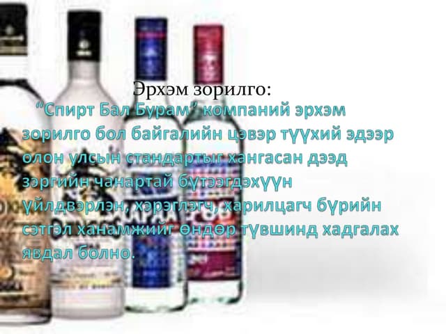 спирт бал бурам ххк Ppt