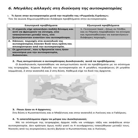 μεγάλες αλλαγές στη διοίκηση της αυτοκρατορίας | DOC