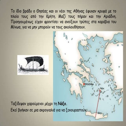 Ο Θησέας επιστρέφει στην Αθήνα | PPTX