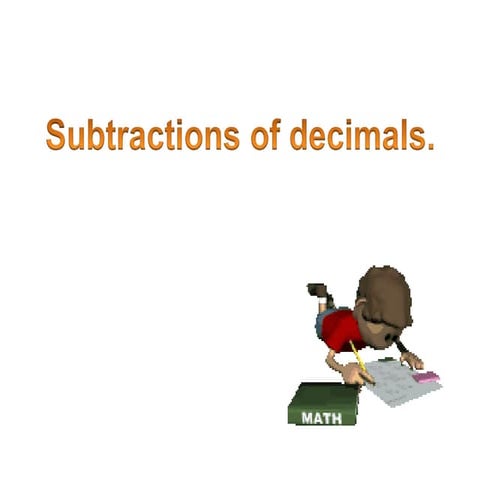 Addition of decimals | PPTX