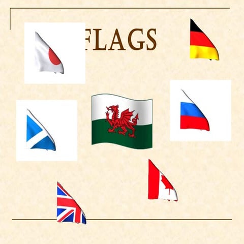 Flags (English Lesson) | PPT