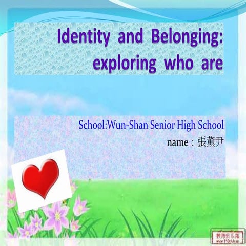 Identity and Belonging: explore who we are (2) | PPT