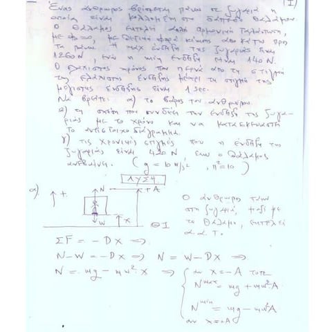 ταλάντωση ανελκυστήρα | PPTX