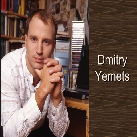 Modern Russian Writers.Dmitry Yemets and his "Tanya Grotter" | PPT