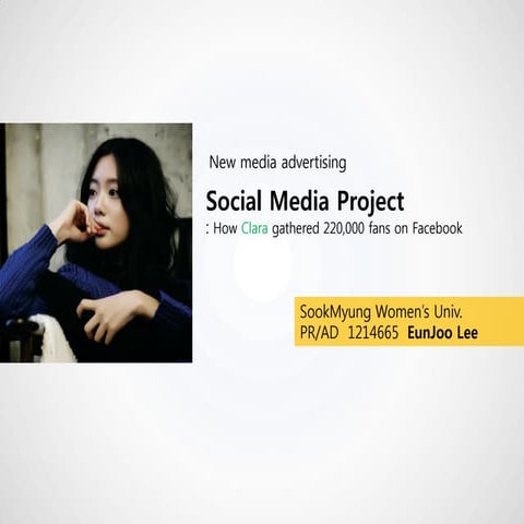 New Media Advertising-Social Media Project | PDF