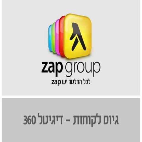 zap group- עשרת הדיברות לגיוס עסקים בעידן הדיגיטלי | PPT