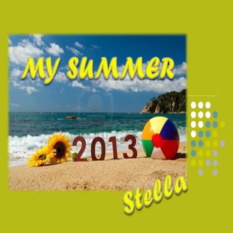 My summer 8 | PPT