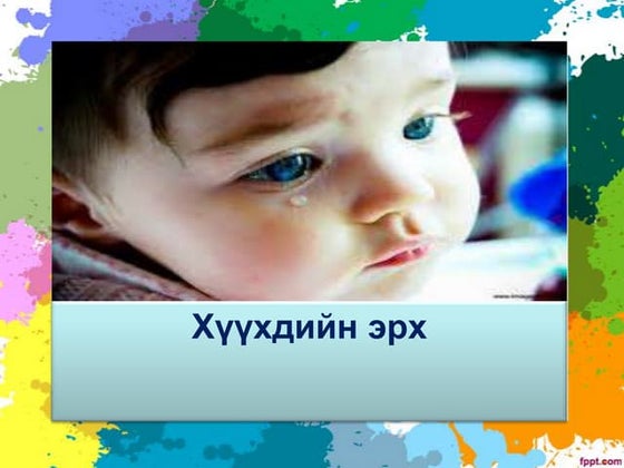 ХҮҮХДИЙН ЭРХИЙН ТУХАЙ КОНВЕНЦИЙН ТАНИЛЦУУЛГА Ppt