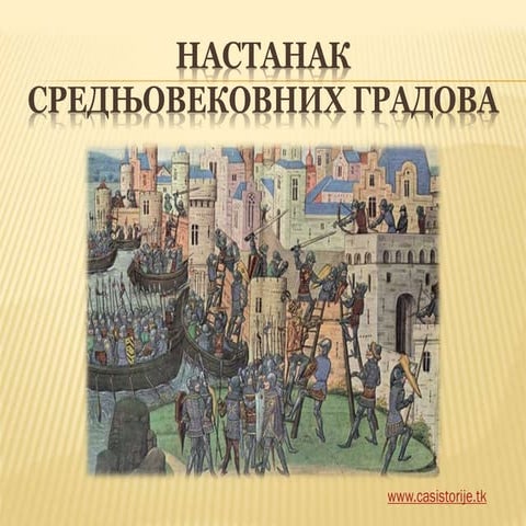 Nastanak srednjovekovnih gradova | PPTX