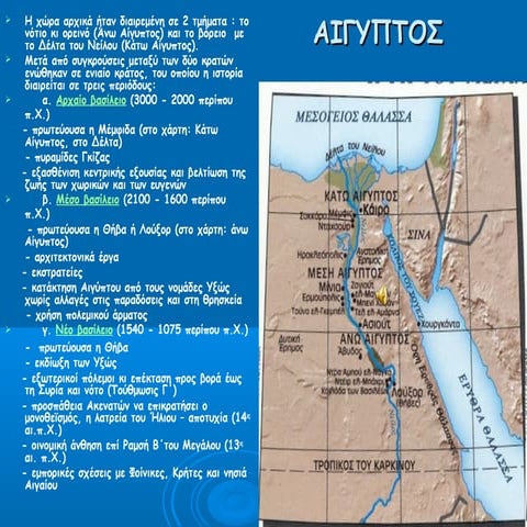 ΑΡΧΑΙΑ ΑΙΓΥΠΤΟΣ | PPT