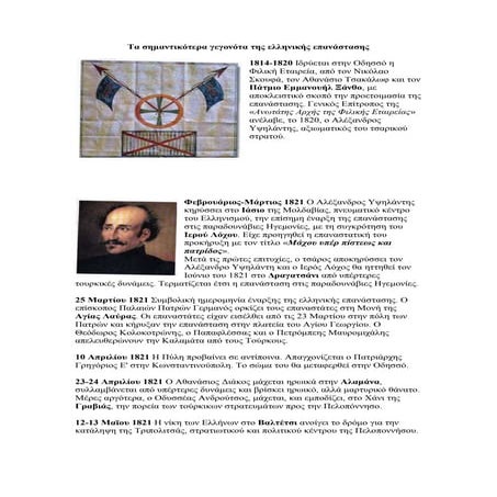 κυριαζης αλεξανδρος. εργασια με θεμα τα κυριοτερα γεγονοτα της ...