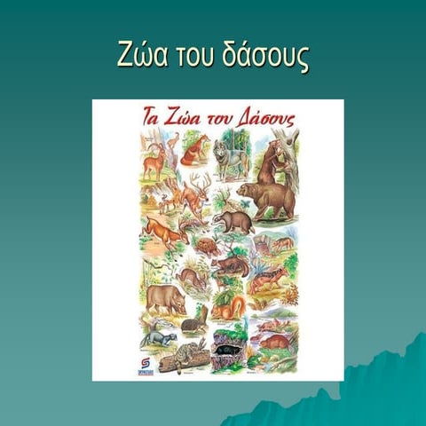 ζώα του δάσους | PPT