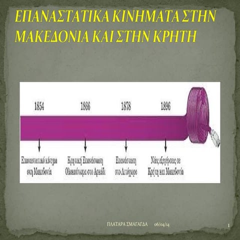 EΠΑΝΑΣΤΑΤΙΚΑ ΚΙΝΗΜΑΤΑ ΣΤΗΝ ΜΑΚΕΔΟΝΙΑ ΚΑΙ ΣΤΗΝ ΚΡΗΤΗ | PPT