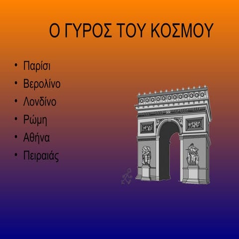 ο γυροσ του κοσμου | PPT