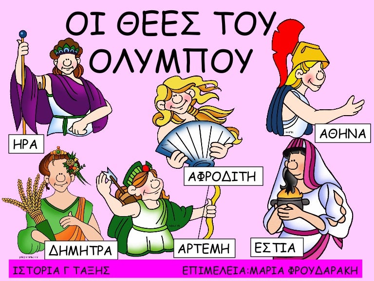 ΟΙ ΘΕΕΣ ΤΟΥ ΟΛΥΜΠΟΥ-ΙΣΤΟΡΙΑ Γ ΤΑΞΗΣ