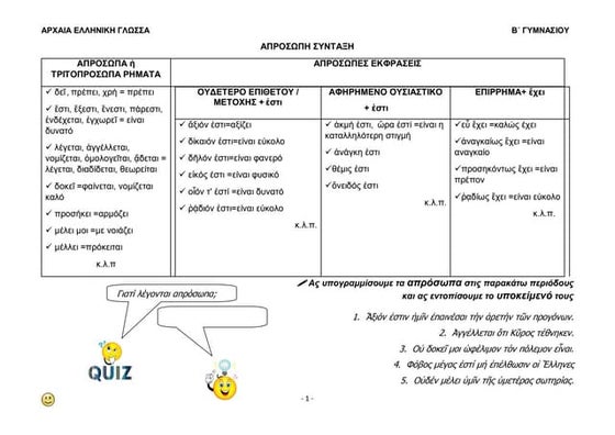 ρήμα γίγνομαι | PDF