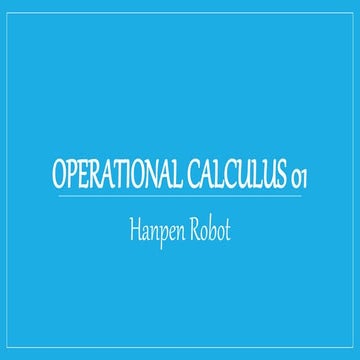 微分方程式 演算子法 Differential operator | PPT