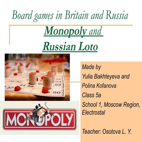 Russian board games | PPTX