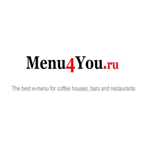 Menu4You | PDF