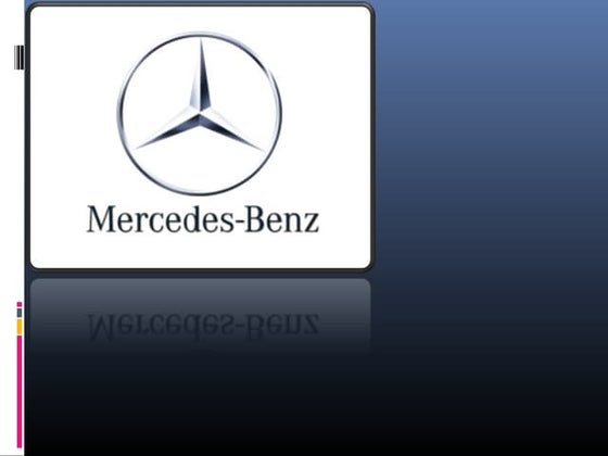 Mercedes benz Presentation | PPT