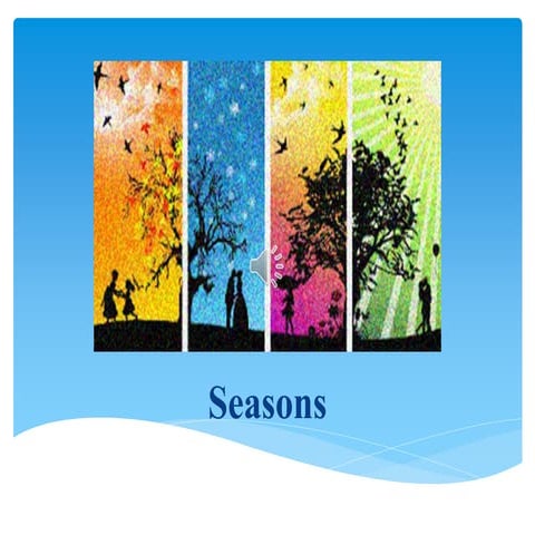 Презентация Времена года Pptx