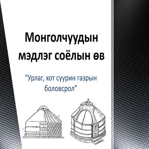 Монголчуудын цээрлэх ёс Ppt
