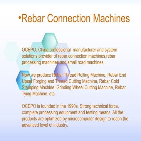 Rebar Connection Machine | PPT