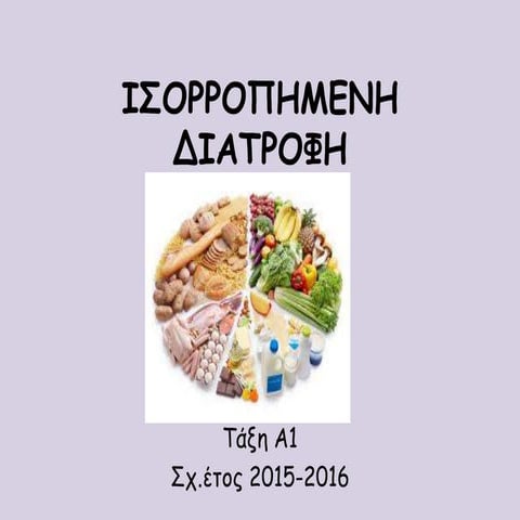 Ισορροπημένη διατροφή | PPTX