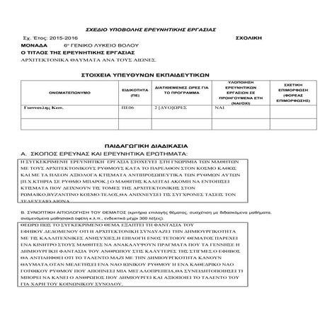 Αρχιτεκτονικά θαυματα | ODT