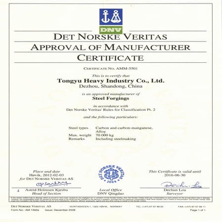 Norway DNV certificate | PDF