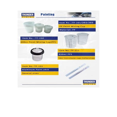 Paint Mixing Cups | DOCX