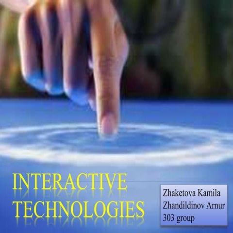 interactive technology | PPTX